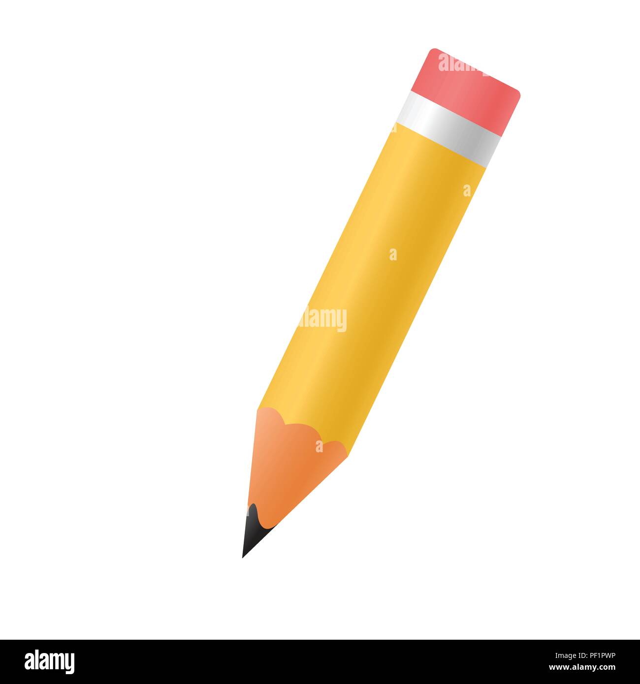 Figure pencil school icon Stock Vector Images - Alamy