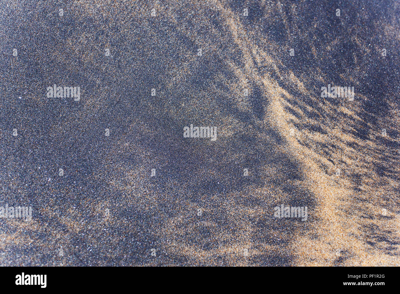 Black and white sand on the tropical beach of Sri Lanka Stock Photo - Alamy