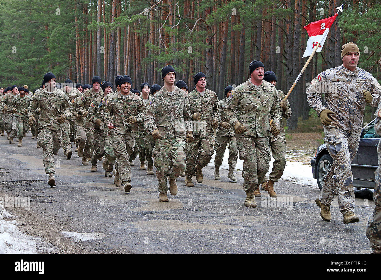 Soldiers of Headquarters and Headquarters Troop, 3rd Squadron, 2nd ...