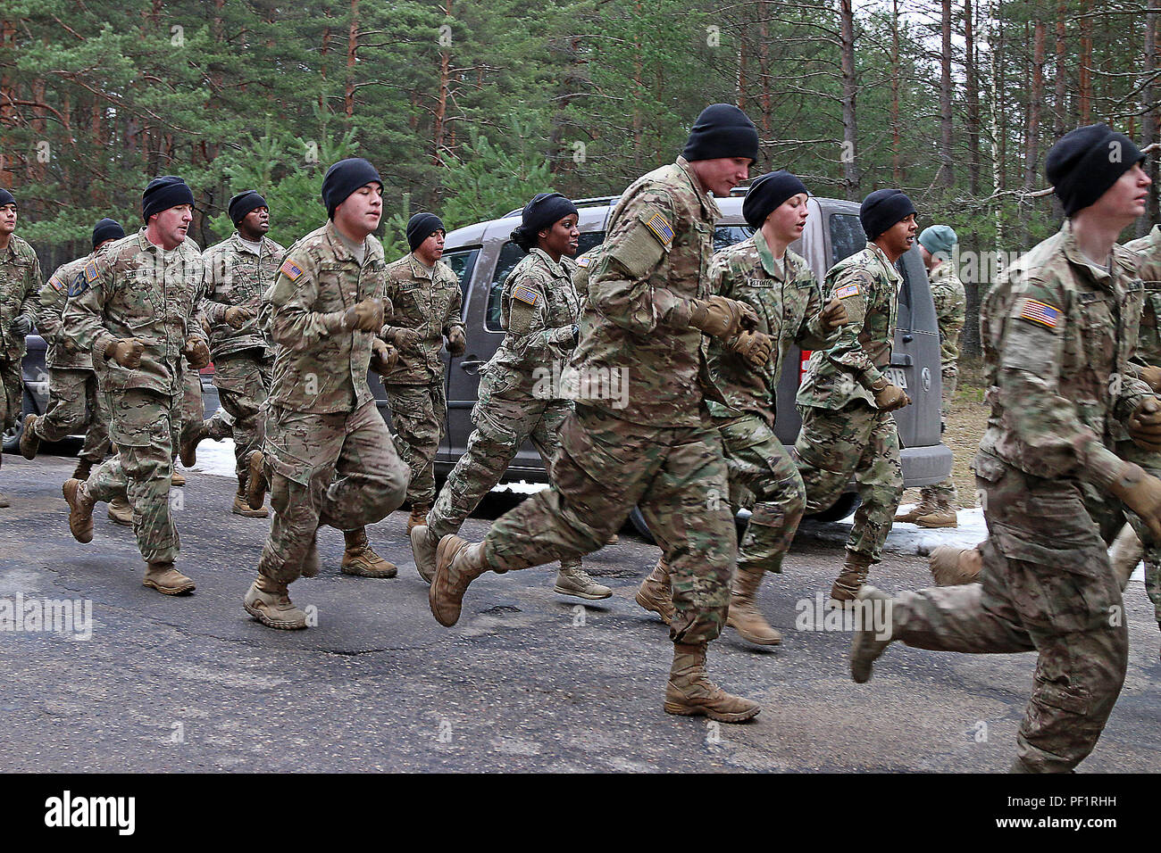 Soldiers of Headquarters and Headquarters Troop, 3rd Squadron, 2nd ...