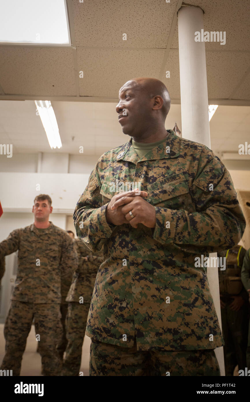 The 18th Sergeant Major of the Marine Corps, Ronald L. Green, visits ...