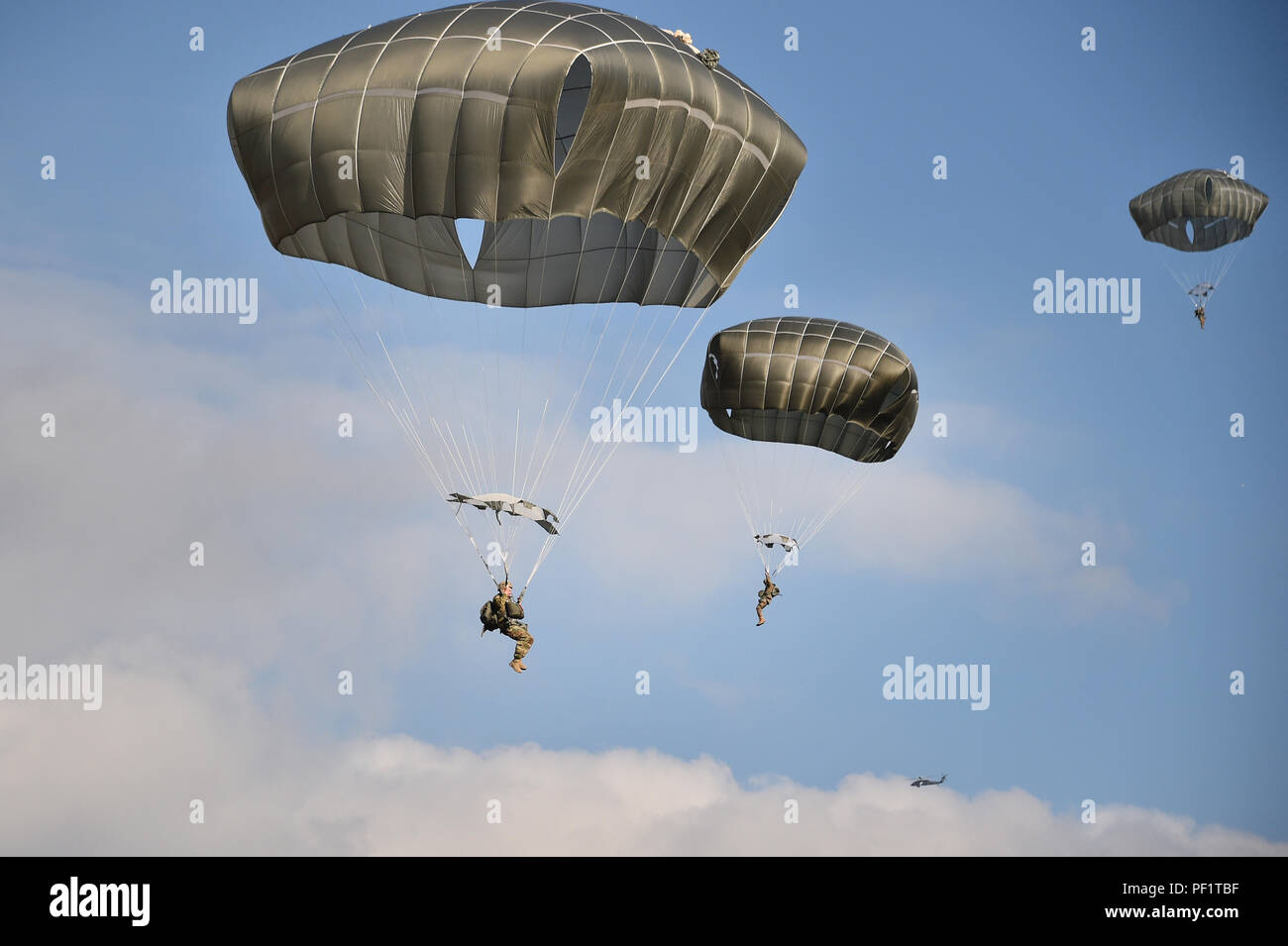 U.S. Army paratroopers, assigned to 4th Battalion, 319th Airborne Field Artillery Regiment ...