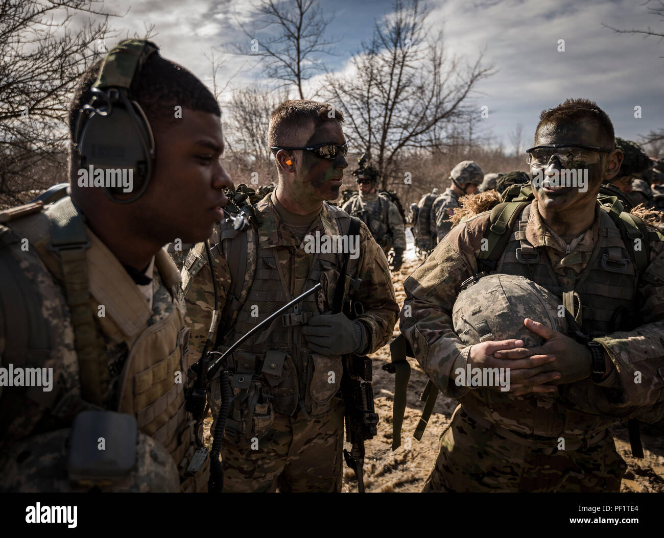 C 107th infantry hi-res stock photography and images - Alamy