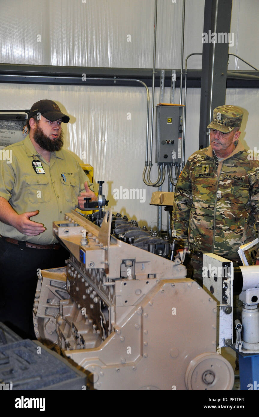 Rough Terrain Container Handler (RTCH) Instructor Josh Archer explains ...