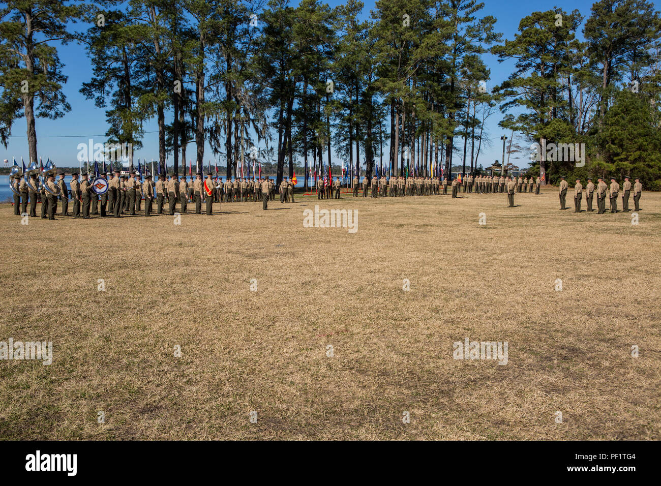 The SNCO Academy at Camp Johnson, North Carolina, hosts a change of ...