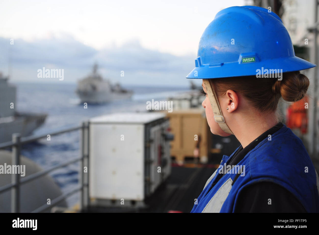 160221-N-MJ491-014 PACIFIC OCEAN (Feb. 21, 2016) Seaman Hailey Gunther ...