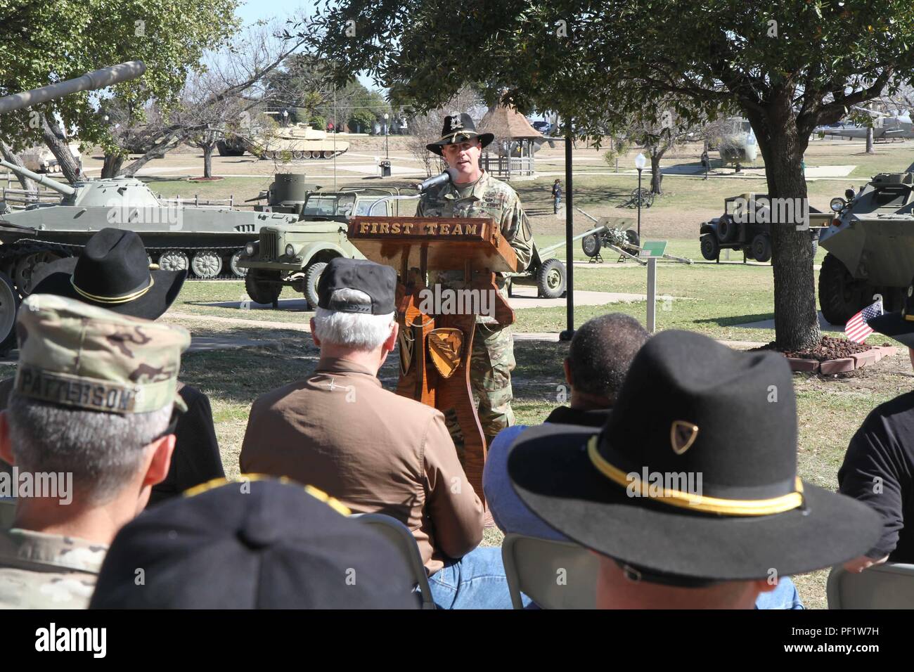 Maj. Gen. J.T. Thomson, commanding general, 1st Cavalry Division ...
