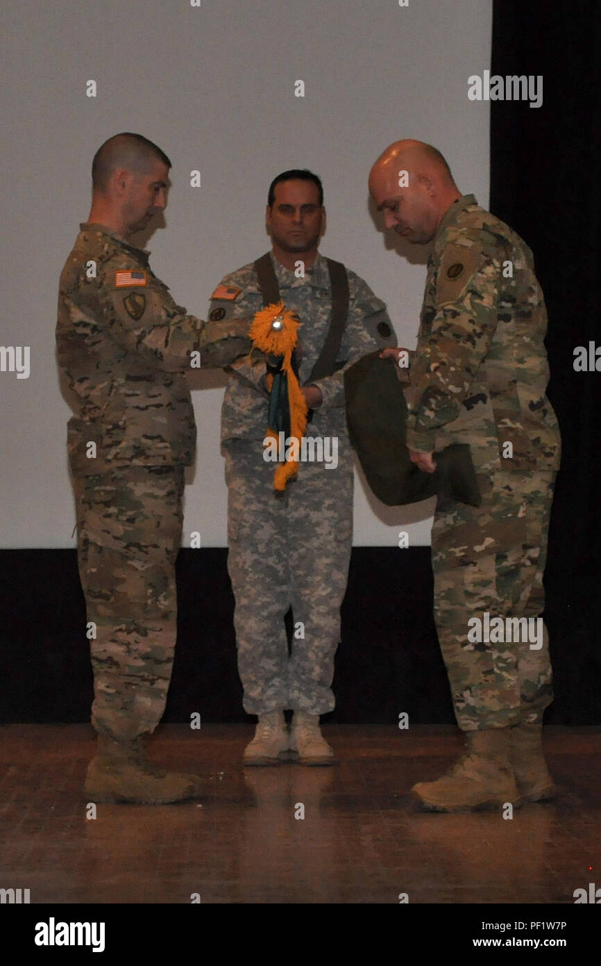 Lt. Col. Kenneth Bryant, left, commander, and Command Sgt. Maj ...