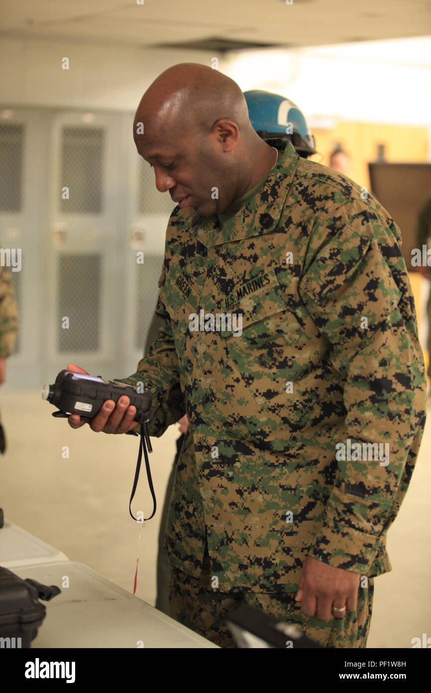 Sgt. Maj. Ronald L. Green, the 18th Sergeant Major of the Marine Corps ...