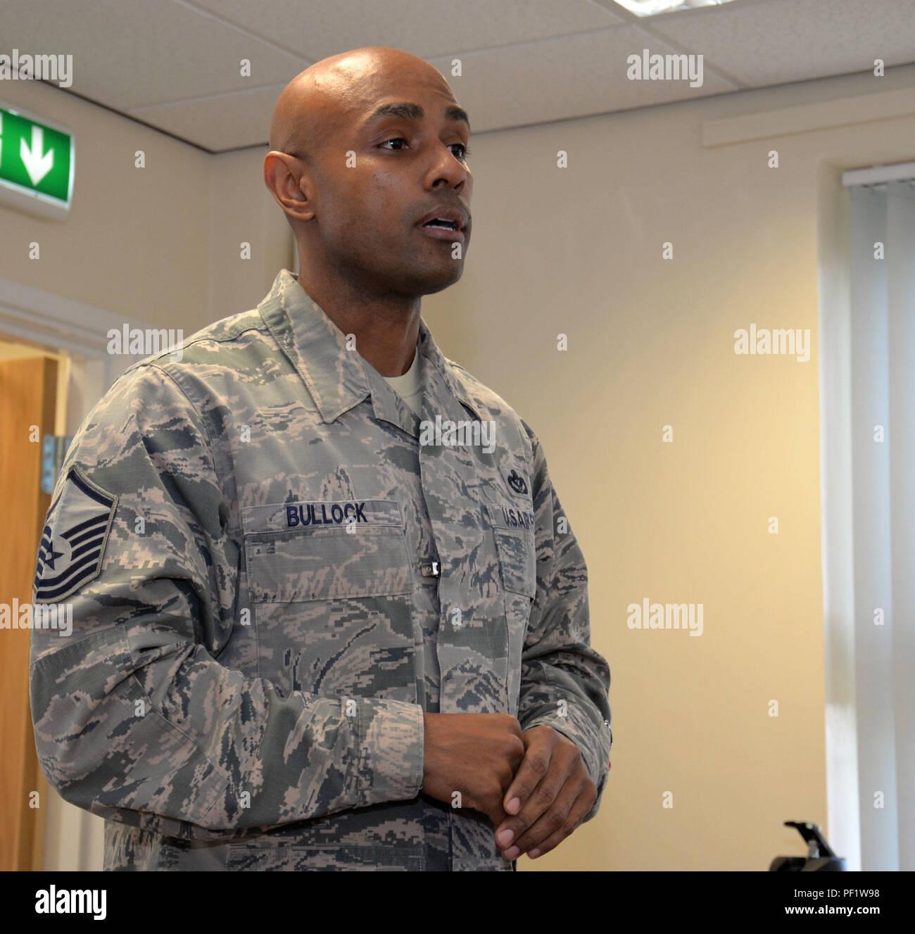 U.S. Air Force Master Sgt. Dion Bullock, 100th Air Refueling Wing ...