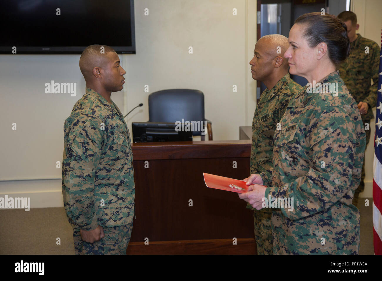 U.S. Marine Corps Capt. Fredrick Lumpkin, defense attorney, legal ...