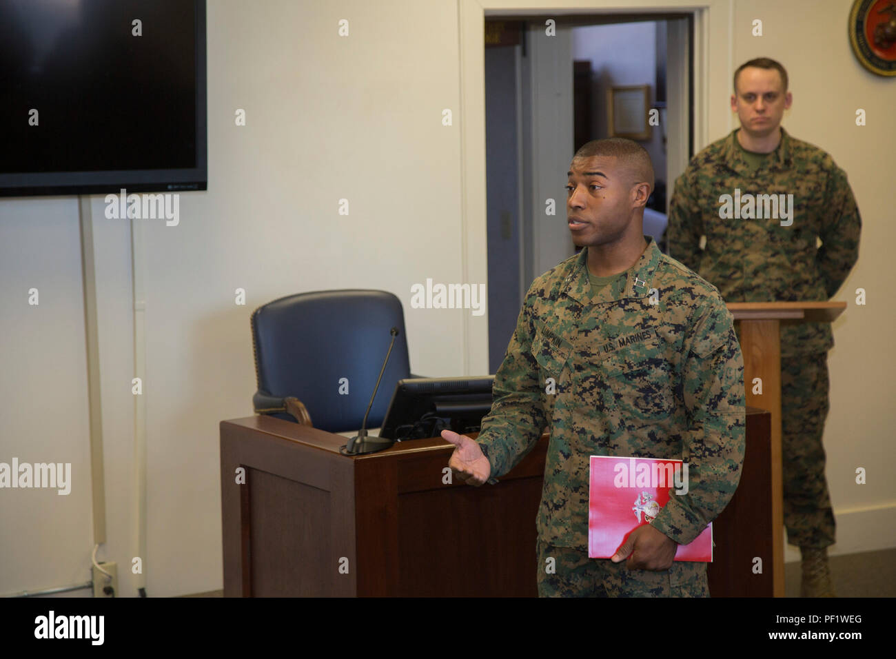 U.S. Marine Corps Capt. Fredrick Lumpkin, defense attorney, legal ...