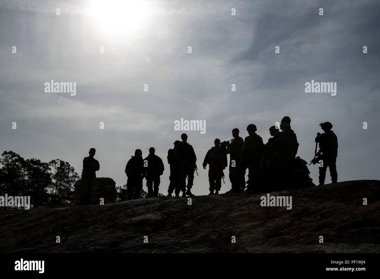 U.S. Marines assigned to 2d Low Altitude Air Defense Battalion (2D LAAD ...