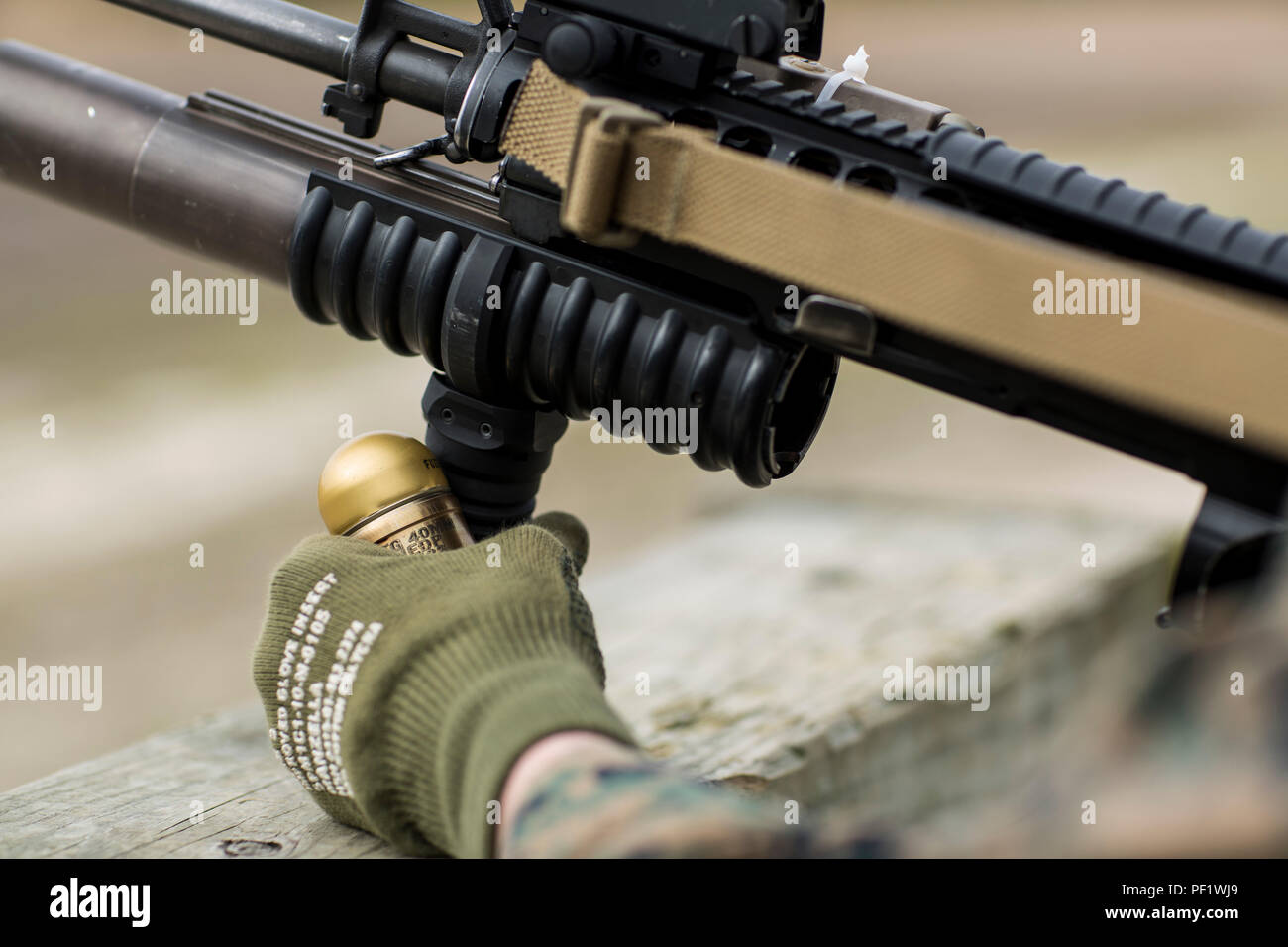 A U.S. Marine assigned to 2d Low Altitude Air Defense Battalion (2D ...