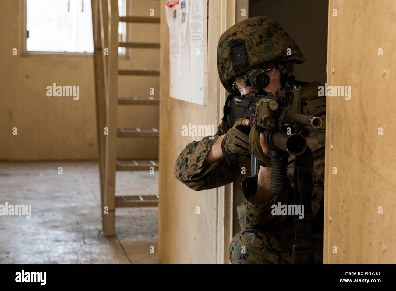 U.S. Marine Corps Cpl. Marcus D. Dorsey, a low altitude air defense ...