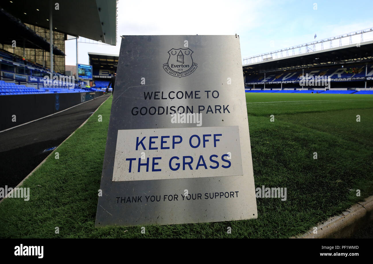 Signage on pitch prior hi-res stock photography and images - Alamy