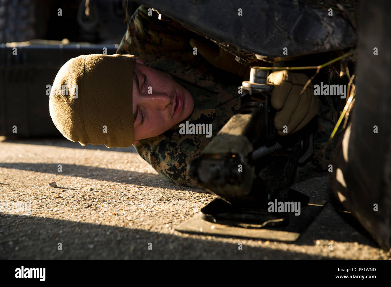 U.S. Marine Corps Lance Cpl. Hunter W. Rooks, a low altitude air ...