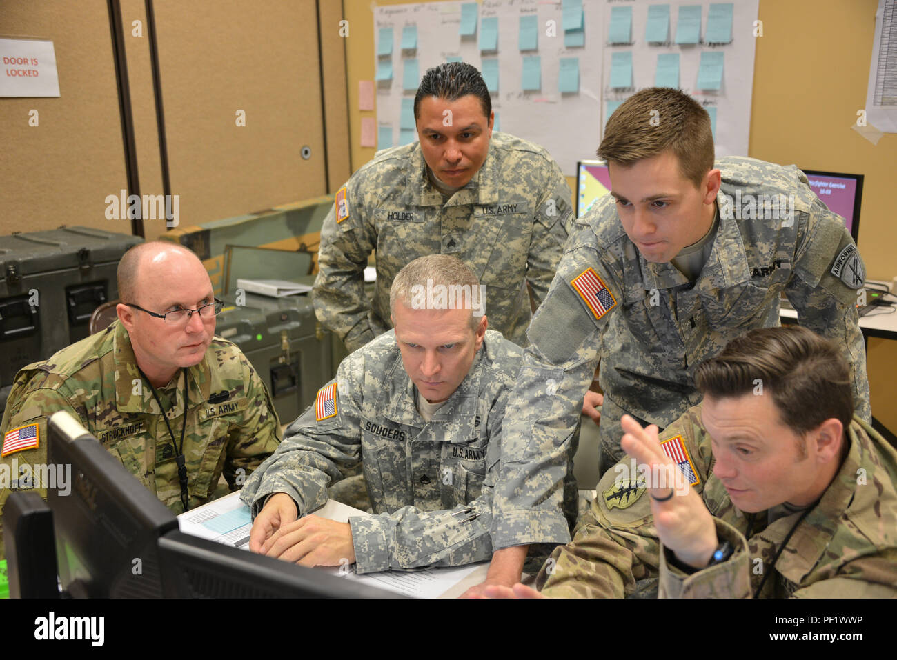 Soldiers with the 418th Civil Affairs Battalion navigate through the ...