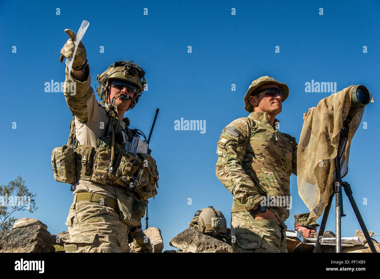 A U.S. Air Force joint terminal attack controller, assigned to 284th ...