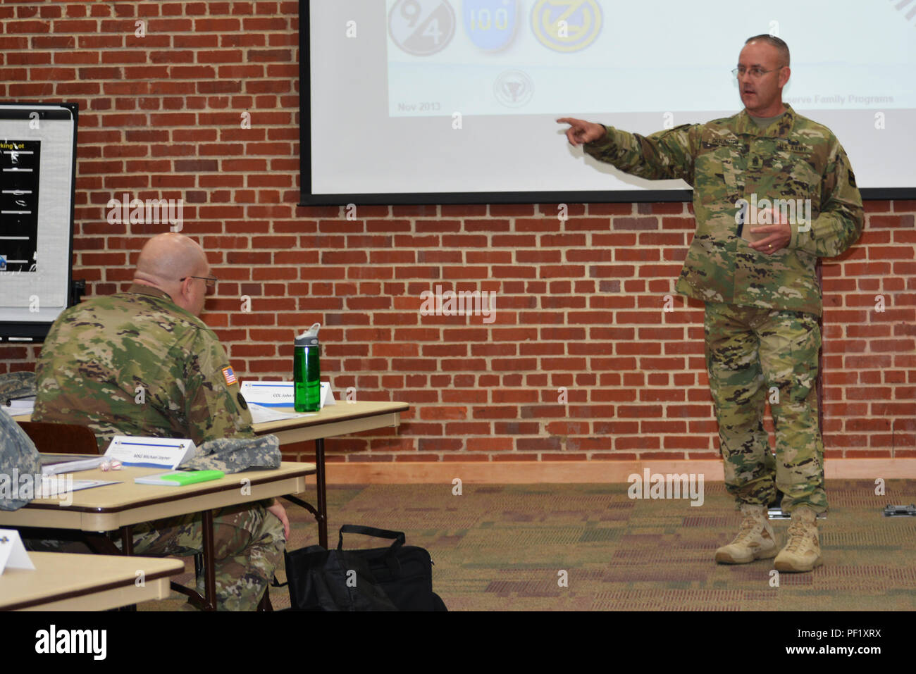 Command Sgt. Maj. Jeff Darlington, the 80th Training Command senior ...