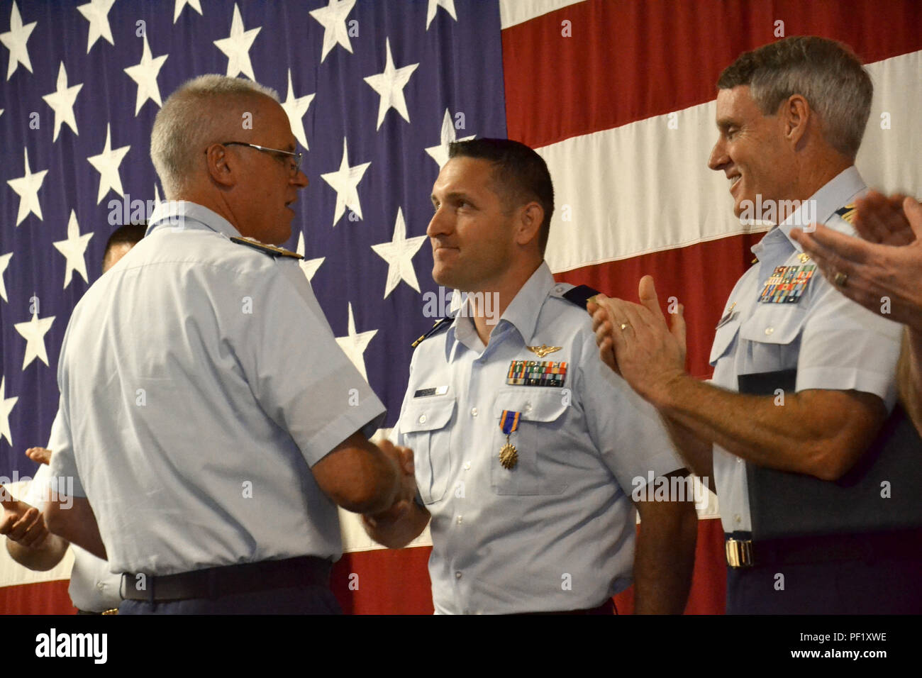 Rear Adm. Scott Buschman, commander Coast Guard Seventh District, Miami ...