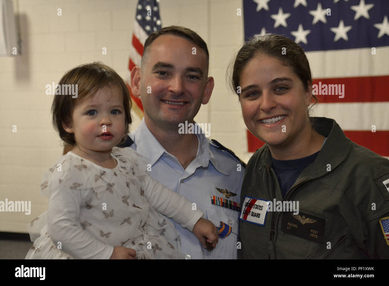 Lt. Rick Post and Lt. Rachel Post, pilots at Air Station Clearwater ...