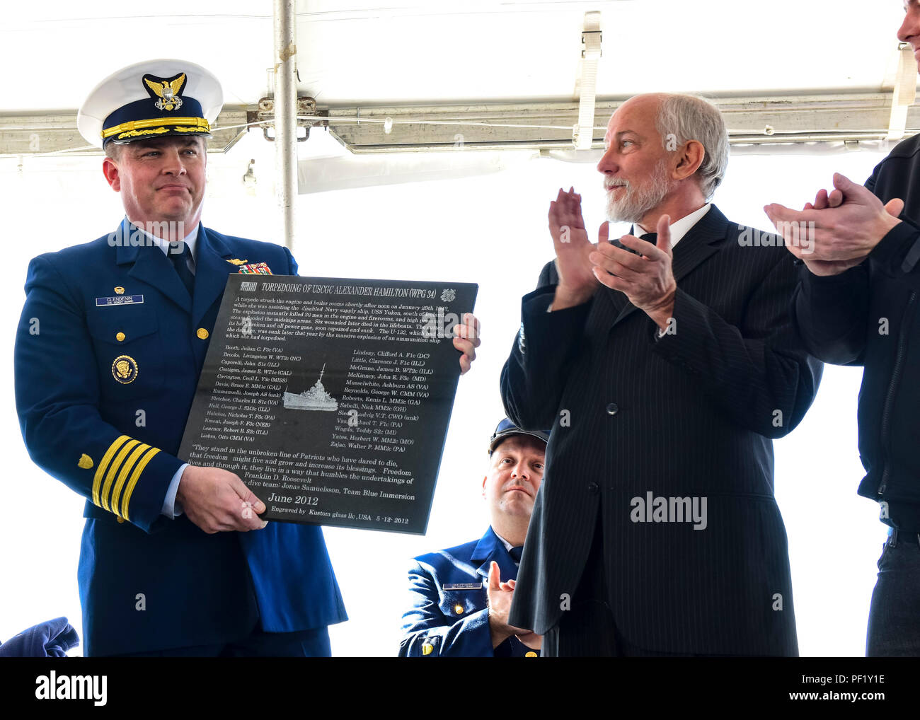 Capt scott clendenin coast guard hi-res stock photography and images ...