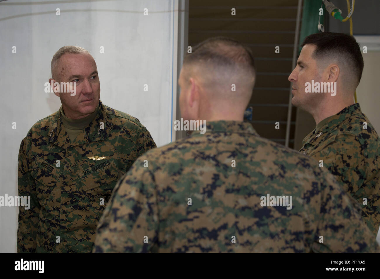 Maj. Gen. Charles Hudson, commander of Marine Corps Installations ...