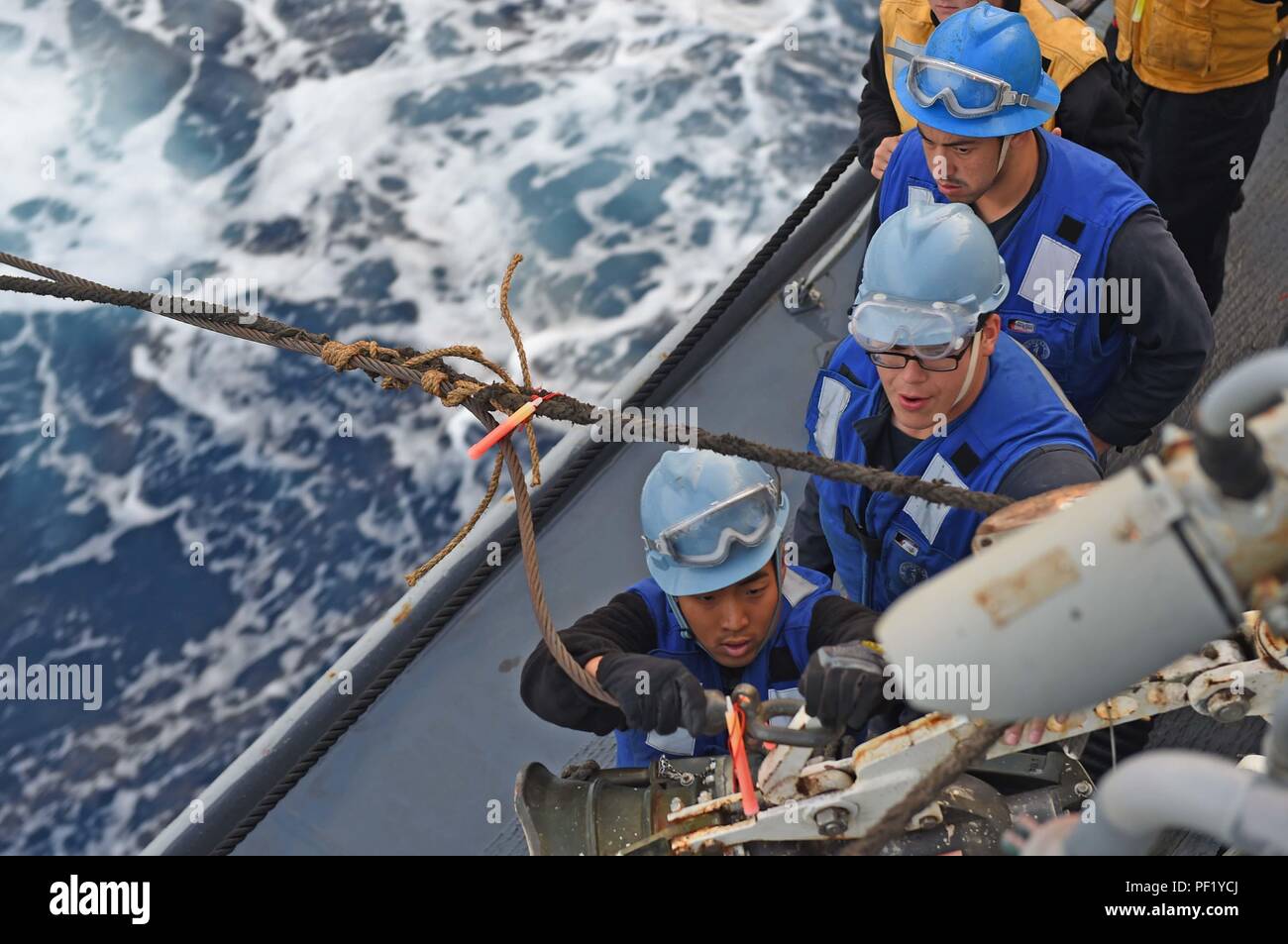 160222-N-KM939-275 PHILIPPINE SEA (Feb. 22, 2016) - Seaman Apprentice ...