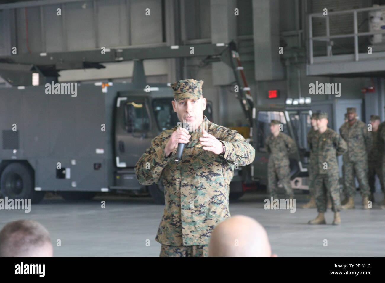 Lt. Col. William Pacatte, commanding officer of Marine Corps Air ...
