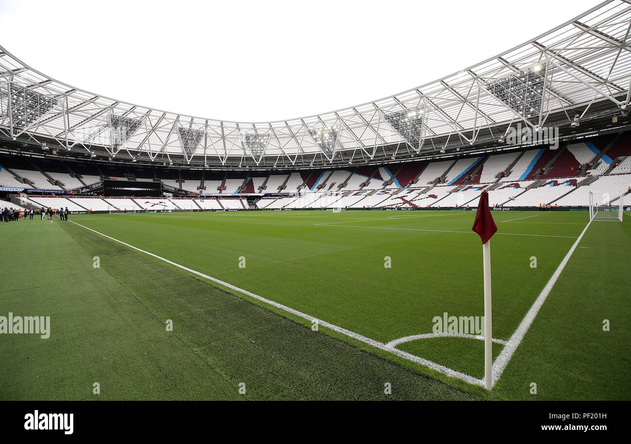 General view of the stadium before the Premier League match at London ...