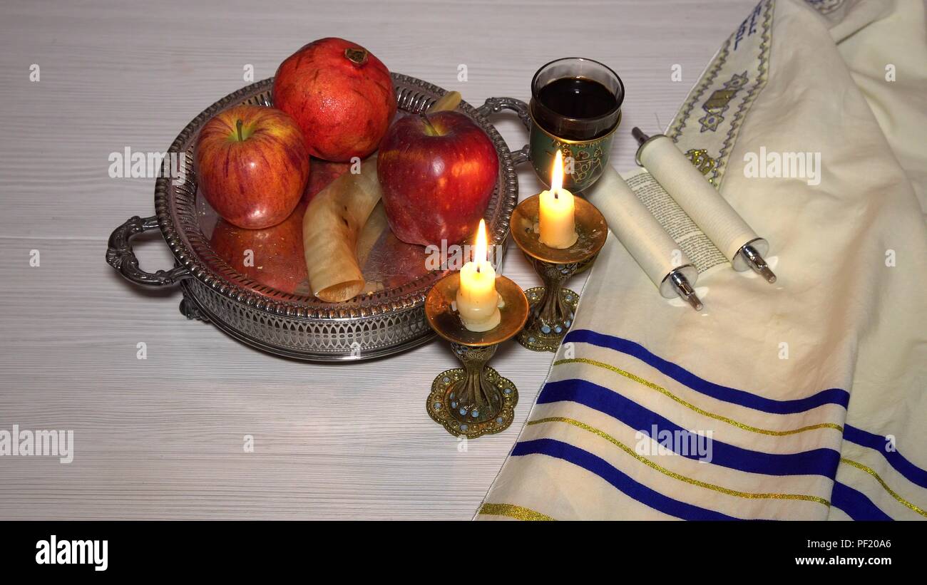 Jewish Holiday Rosh hashanah jewish New Year holiday concept ...