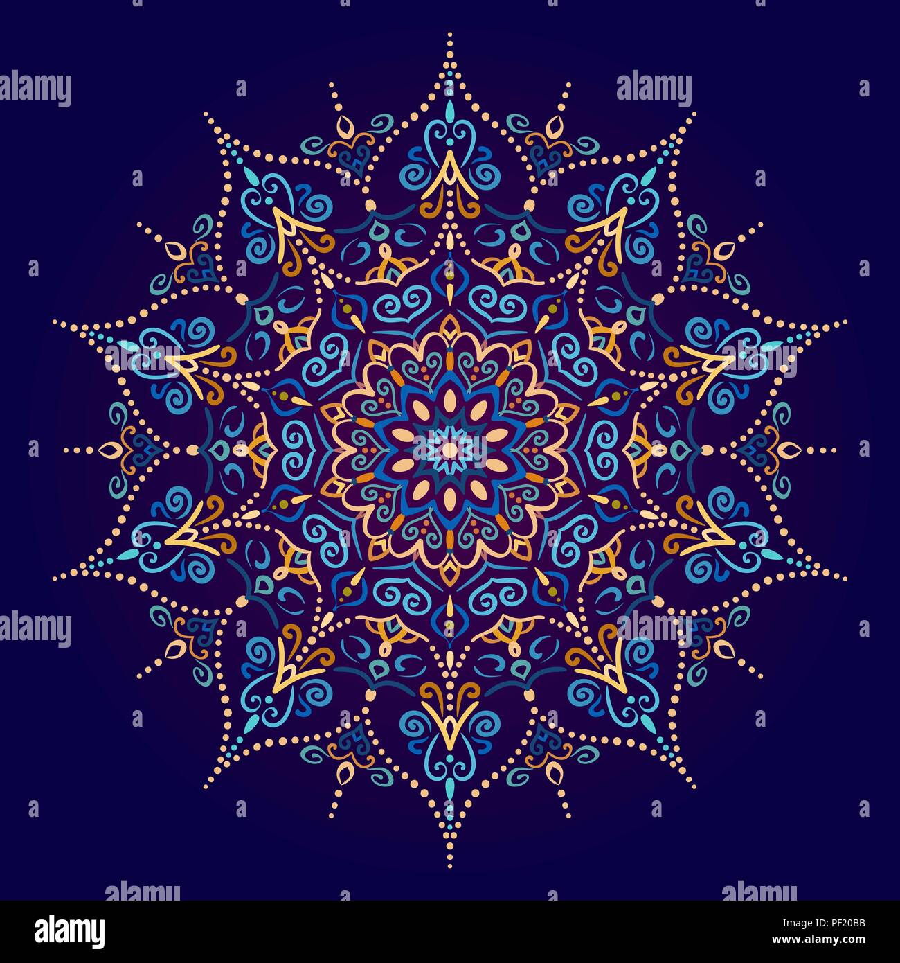 Mandala Vector Design Element Stock Vector Image & Art - Alamy