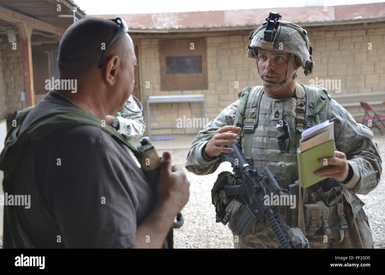 Sgt. 1st Class Sean Boyle, a civil affairs noncommissioned officer team ...