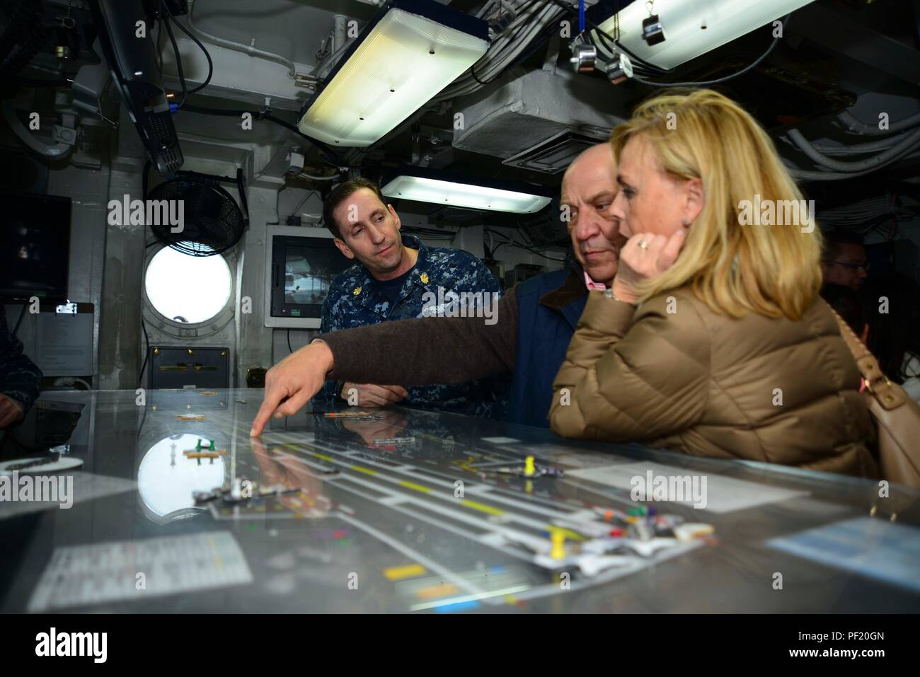 160220-N-GN619-103 NORFOLK (Feb. 20, 2016) Lt. Cmdr. Gregory Curl, the ...