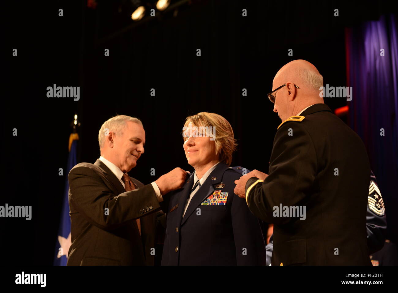Air Force Col. Sandra L. Best is promoted to brigadier general by ...