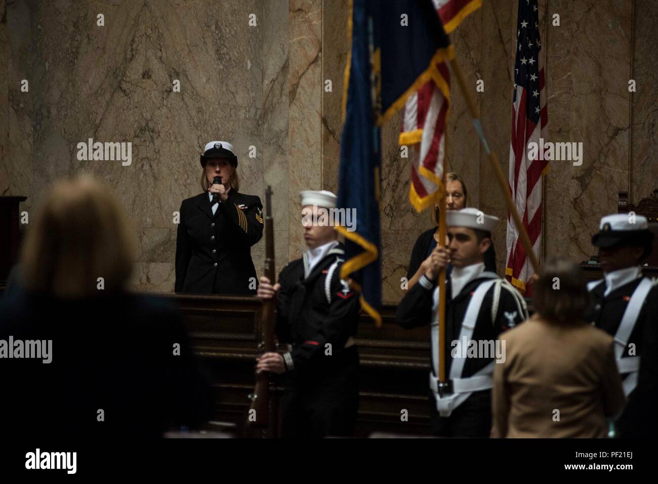 160225-N-OO032-014 OLYMPIA, Wash. (Feb. 25, 2016) - Musician 1st Class ...