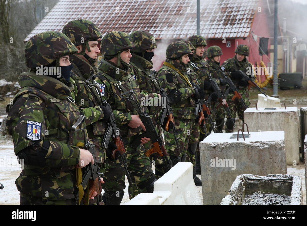 Romanian military police hi-res stock photography and images - Alamy