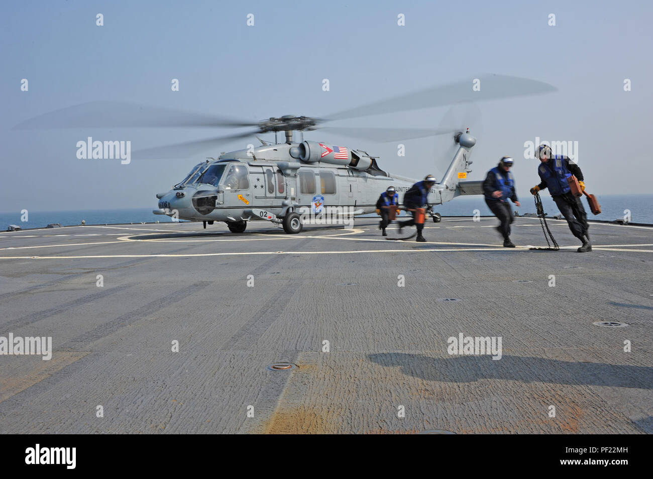 160227-N-TV402-139 TOMOGASHIMA CHANNEL (Feb. 27, 2016) - Sailors ...