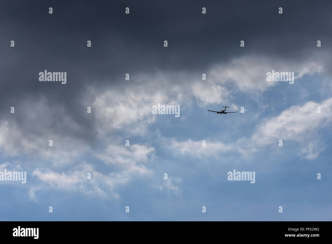 Flying into weather in a light aircraft. Small ga general aviation ...