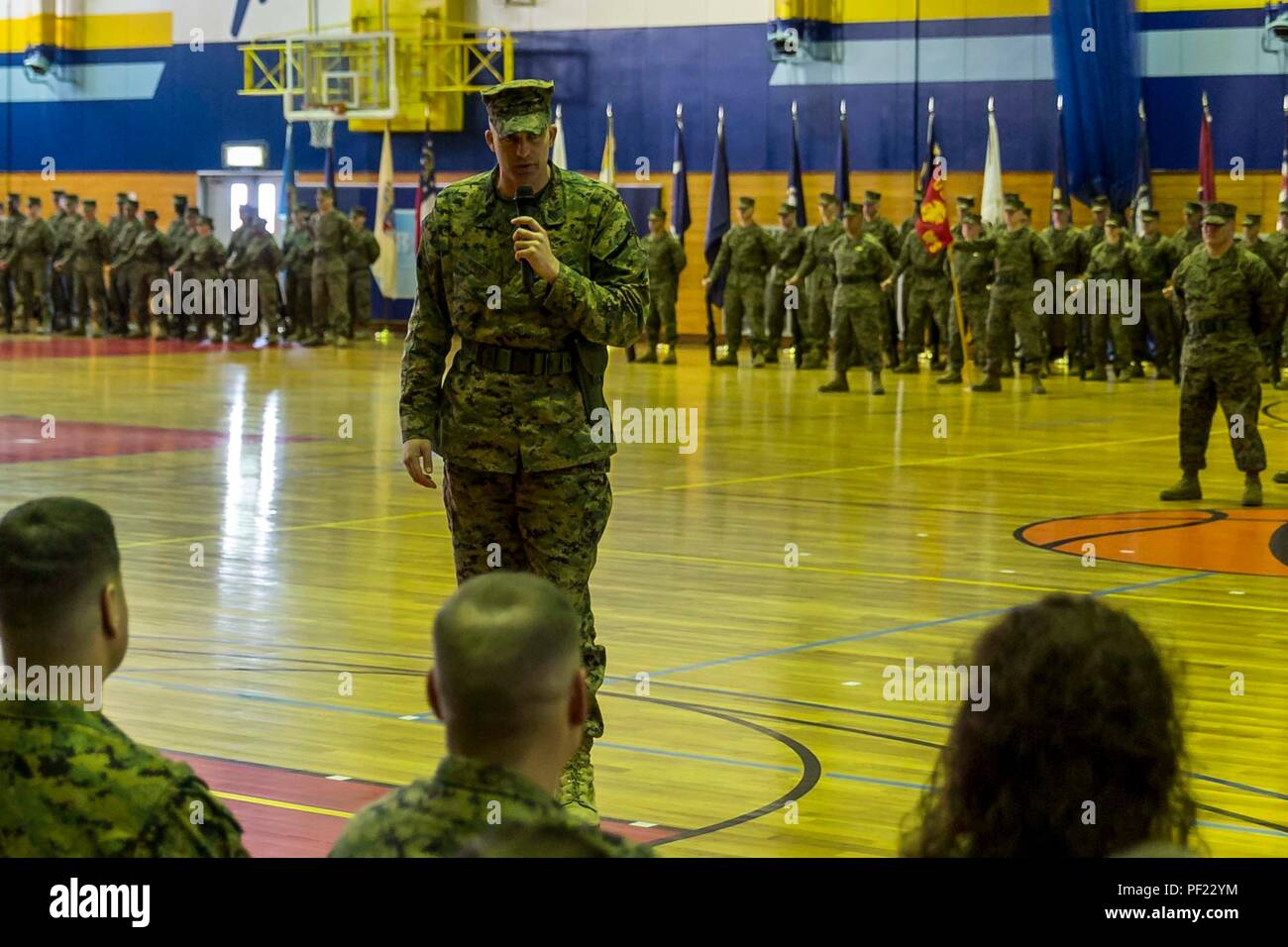 Sgt. Maj. Coleman Kinzer, outbound Headquarters and Headquarters ...
