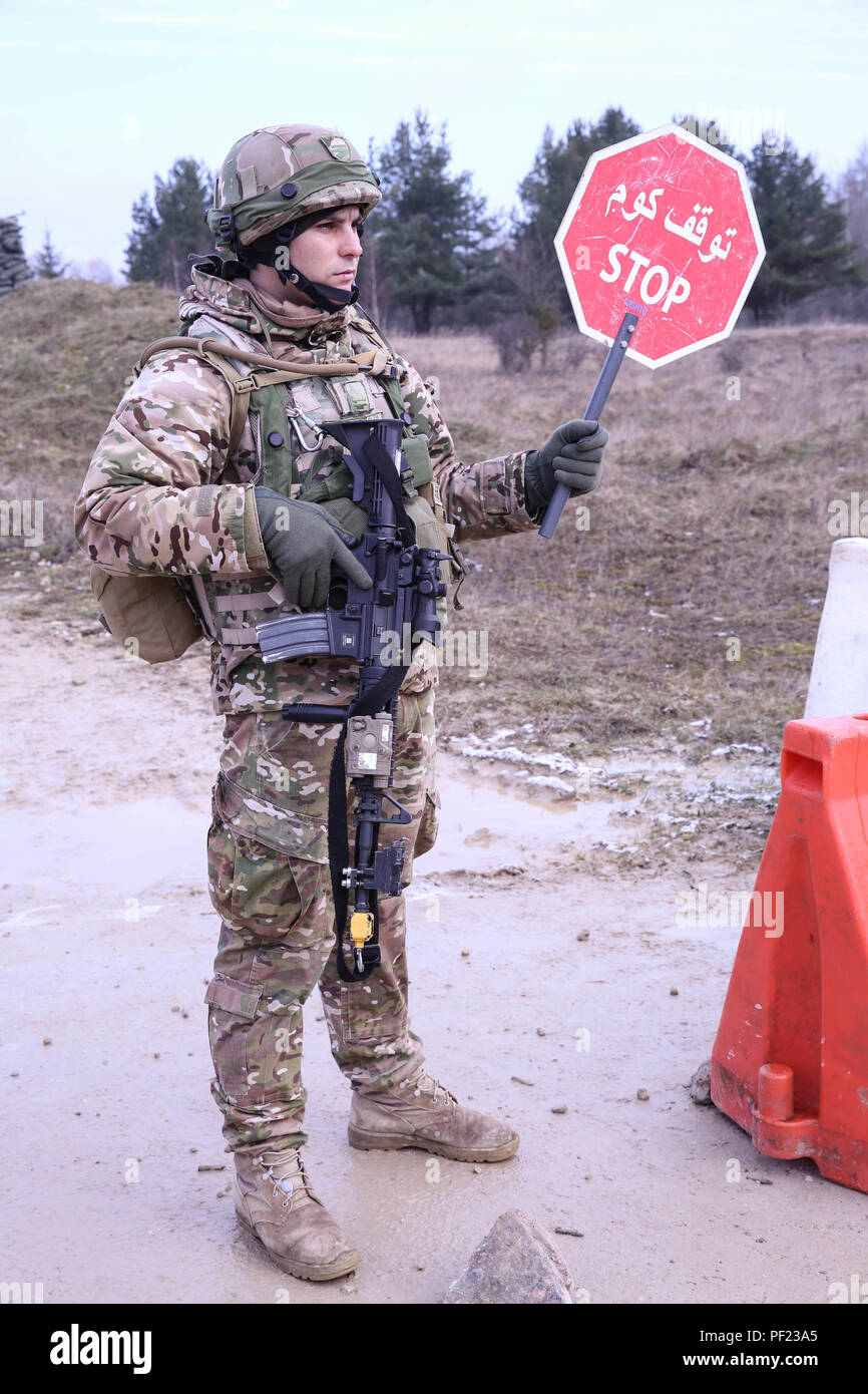 At the Joint Multinational Readiness Center in Hohenfels, Germany, a ...
