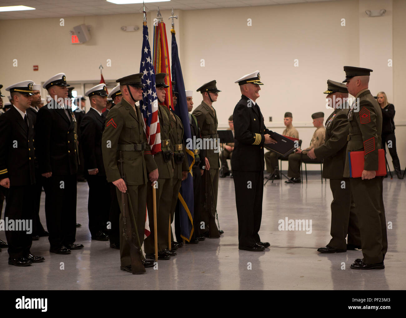 U.S. Marine Corps Brig. Gen. Austin E. Renforth, commanding general of ...
