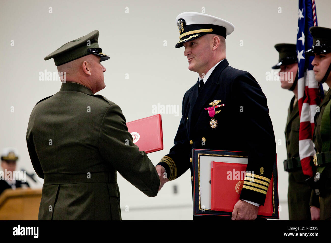 U.S. Marine Corps Brig. Gen. Austin E. Renforth, commanding general of ...