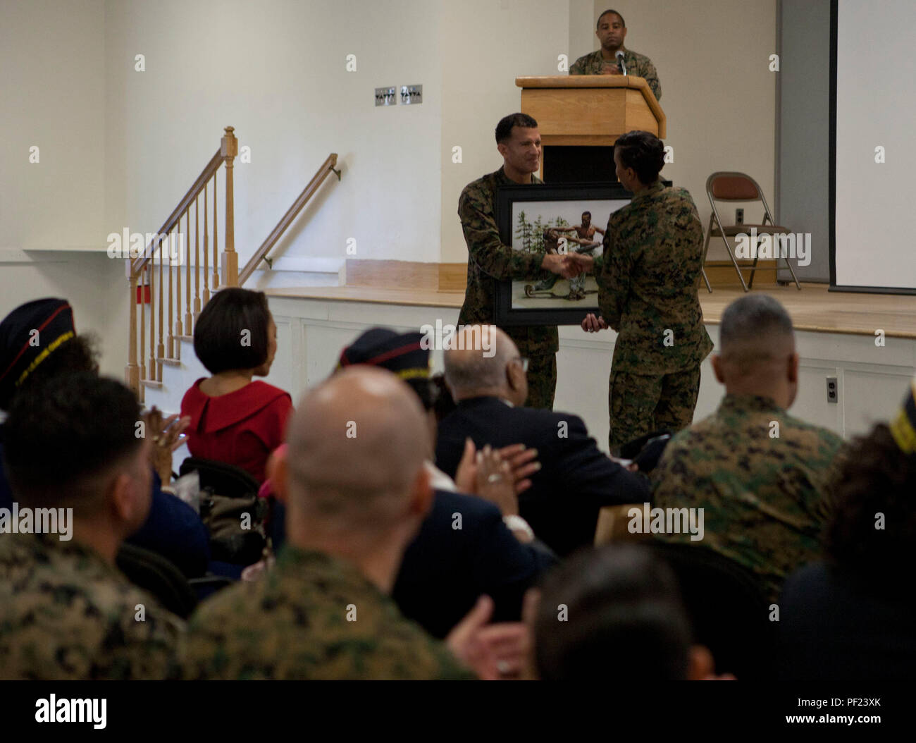 U.S. Marine Corps Col. David E. Jones, commanding officer of Marine ...