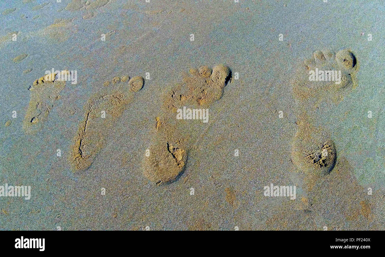 Footprint Sand Baby High Resolution Stock Photography and Images - Alamy