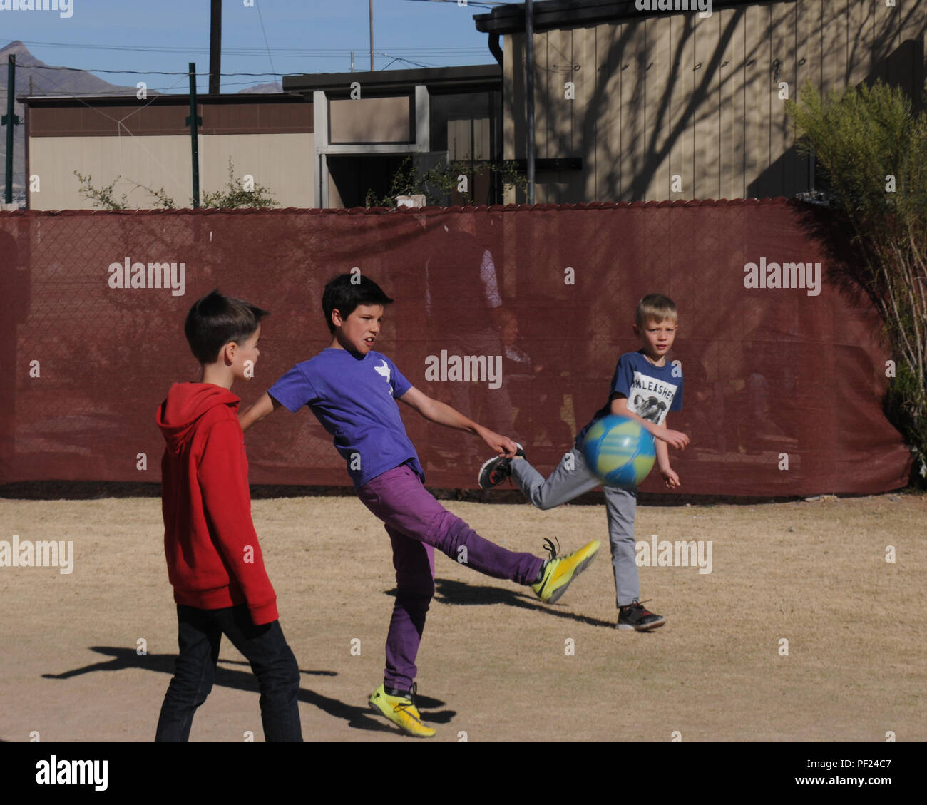 Luka Kurt, a student at the German School of El Paso, located on Fort ...