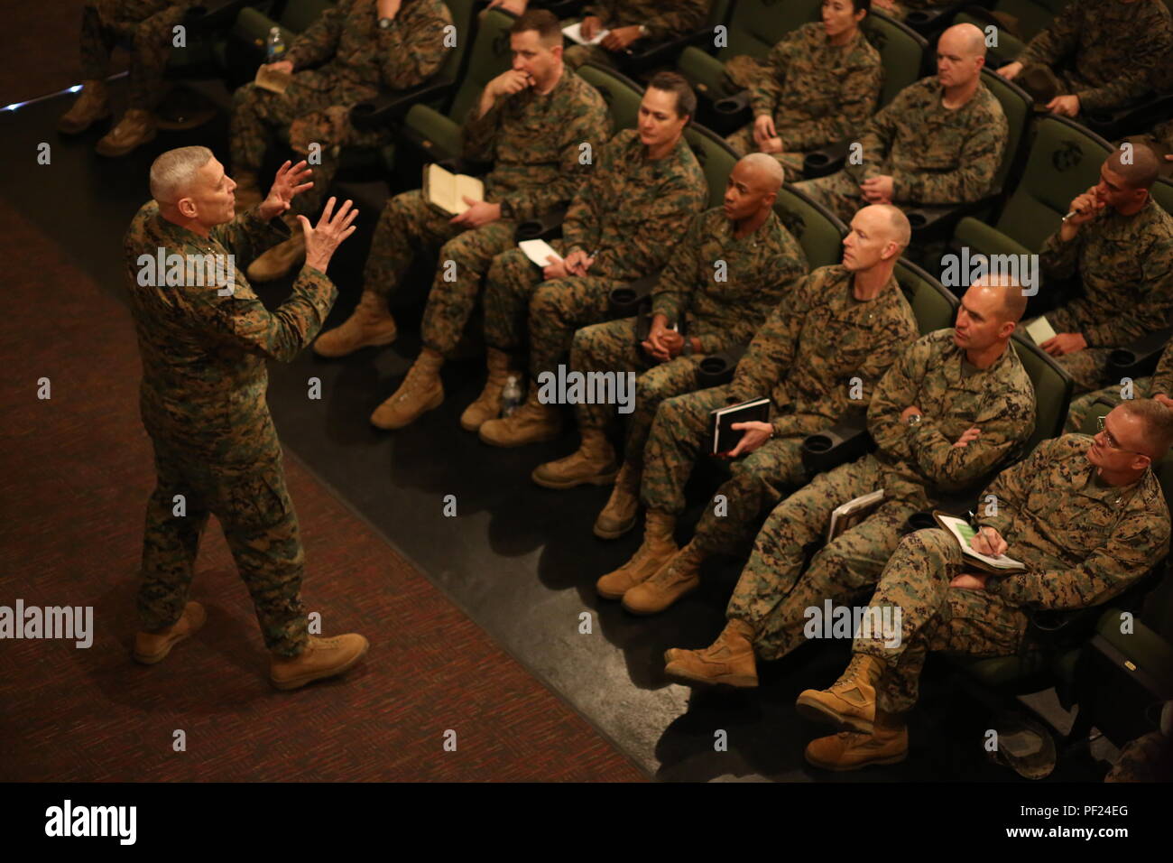 U.S. Marine Corps Gen. John Paxton, Assistant Commandant of the Marine ...