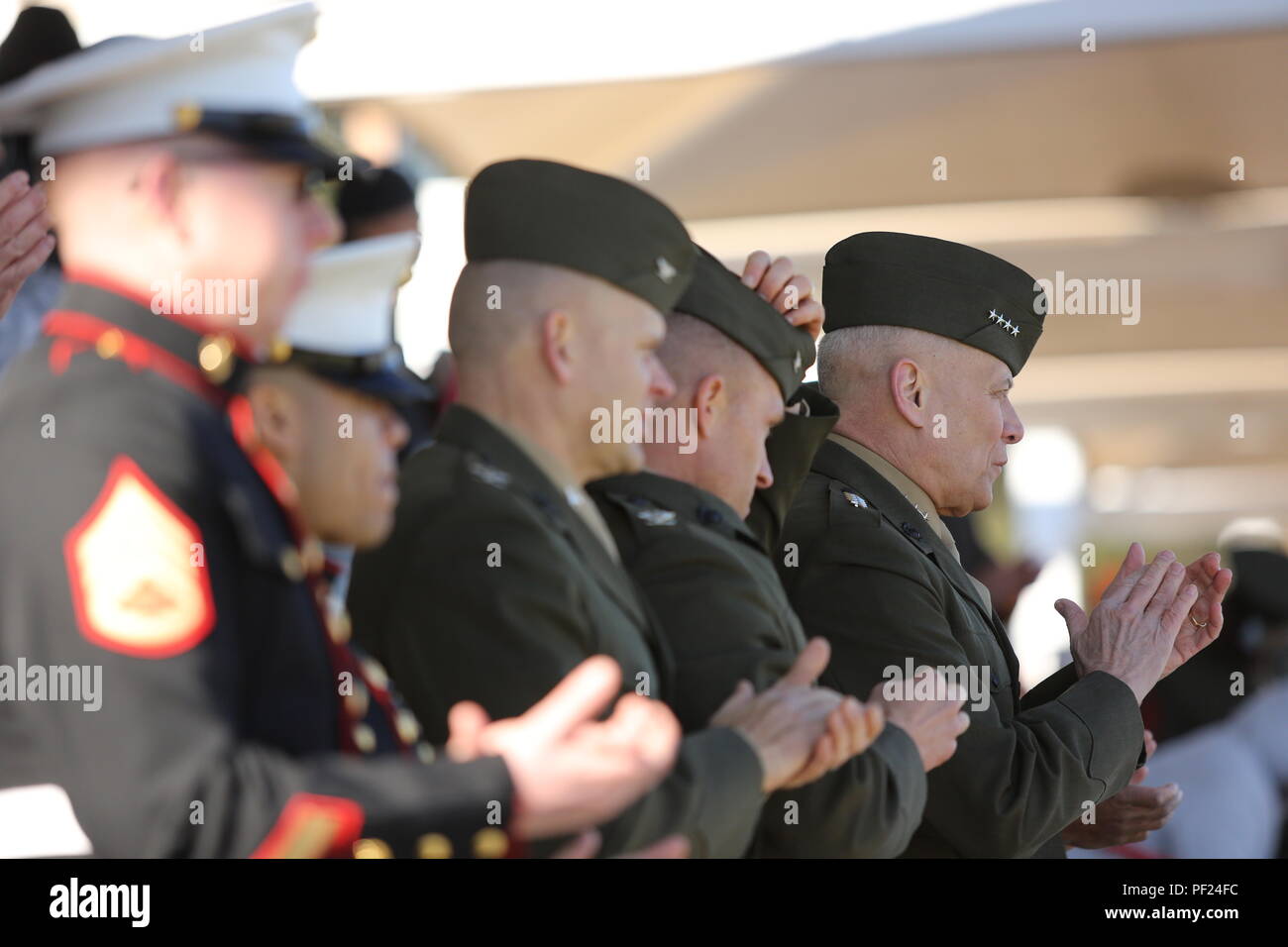 U.S. Marine Corps Gen. John Paxton, Assistant Commandant of the Marine ...