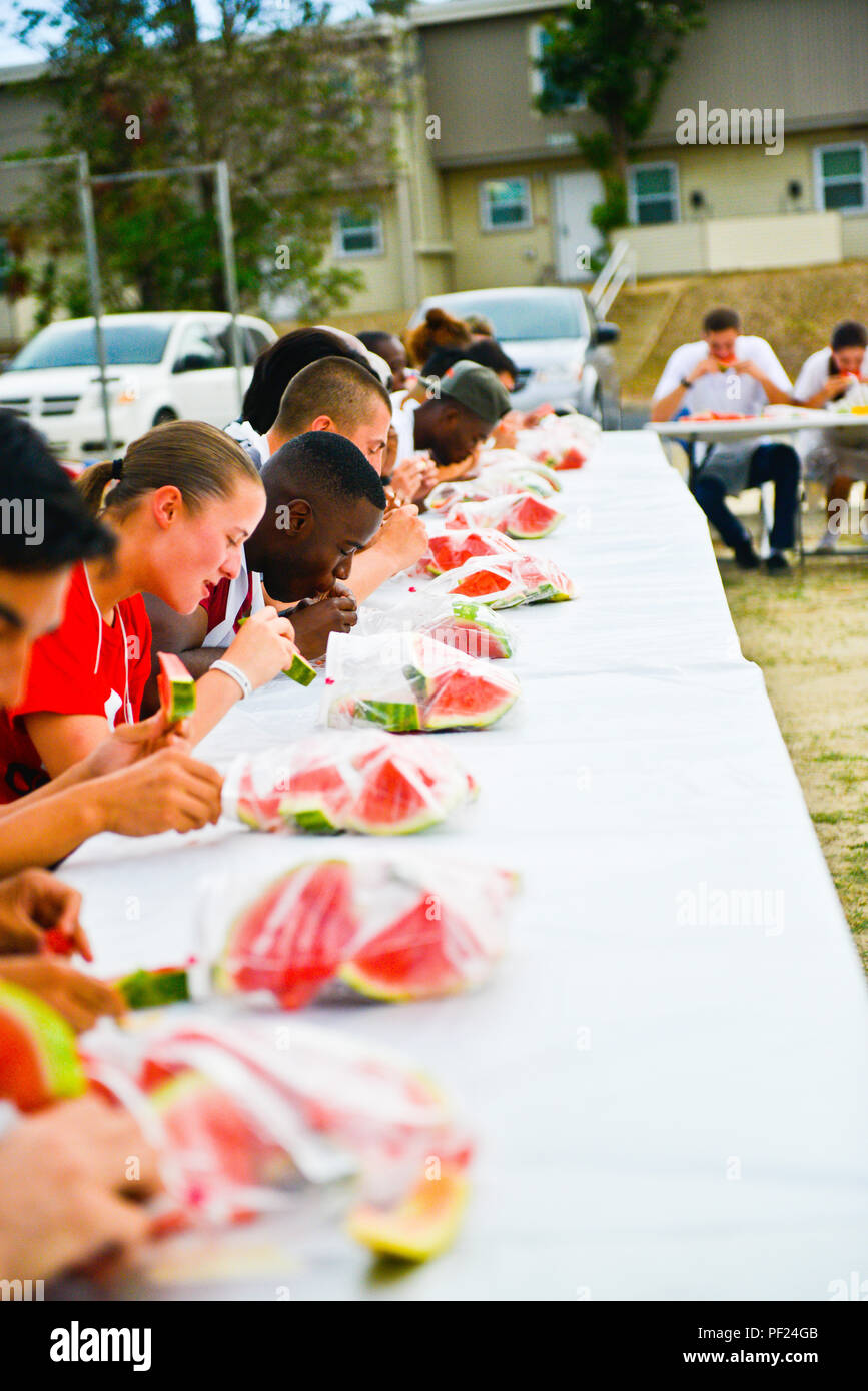 Fruit eating contest hi-res stock photography and images - Alamy
